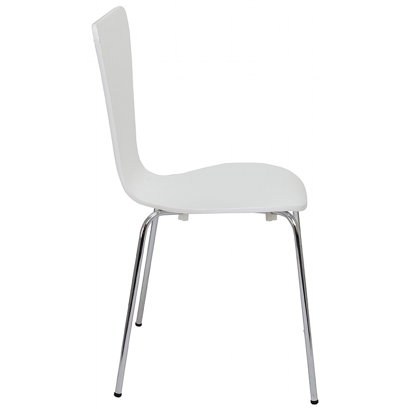 Picasso Contract White Stacking Cafe Chair from our Canteen / Cafe ...