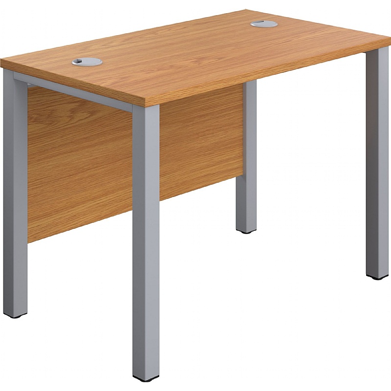 Quantum Shallow Goalpost Leg Rectangular Office Desks from our ...