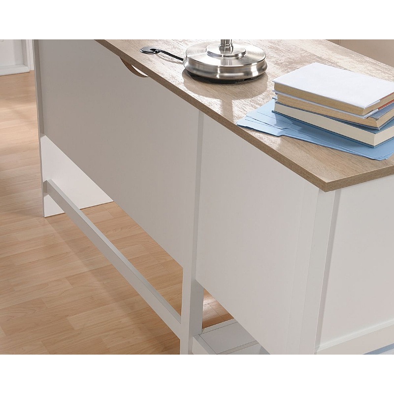 Shaker Style L-Shaped Home Office Corner Desk from our Home Computer ...