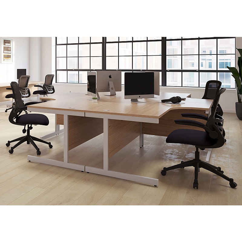 Ratio Ergonomic Radial Office Desks from our Ergonomic Office Desks range.