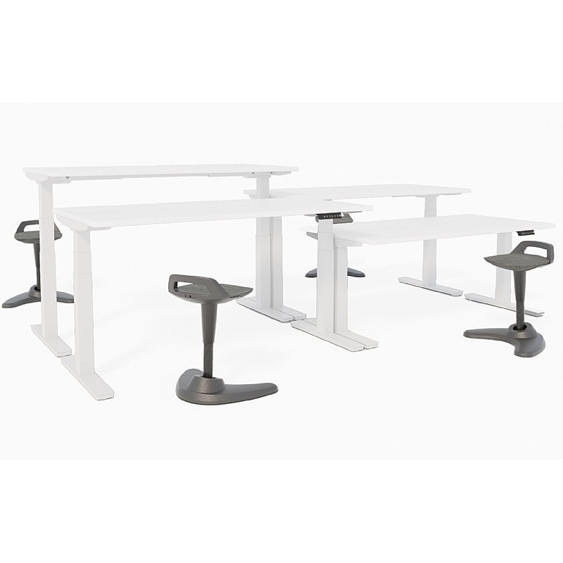 Air Shallow Electric Height Adjustable Office Desks from our Sit-Stand ...