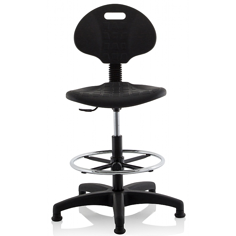 Malaga Hi Rise Poly Industrial Draughtsman Chair from our Draughtsman ...