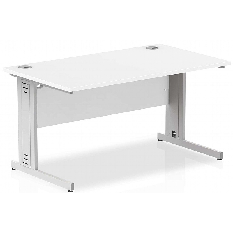 Syndicat Rectangular Cable Managed Office Desks from our Rectangular ...
