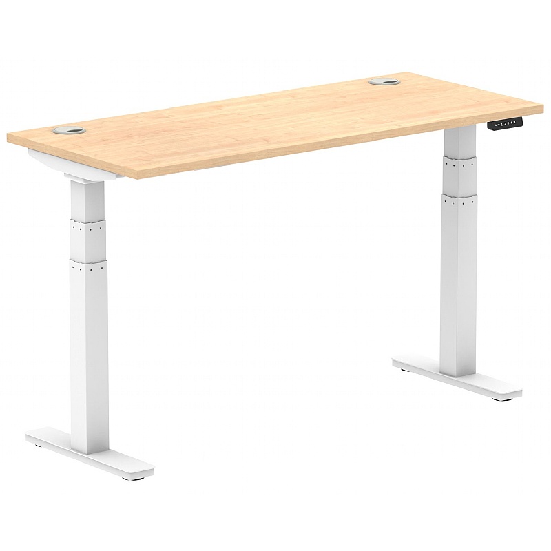 Air Shallow Electric Height Adjustable Office Desks from our Sit-Stand ...