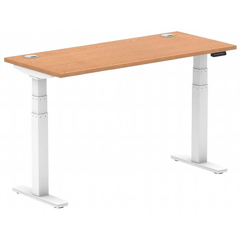 Air Shallow Electric Height Adjustable Office Desks from our Sit-Stand ...