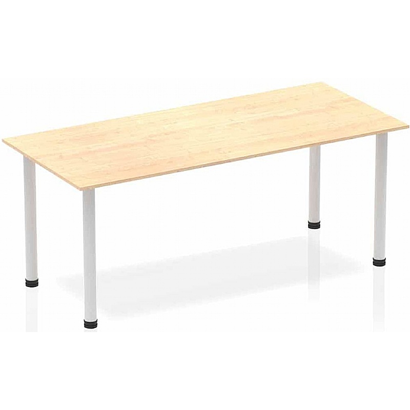 Flex Rectangular Post Leg Office Tables from our Meeting Room Tables range.