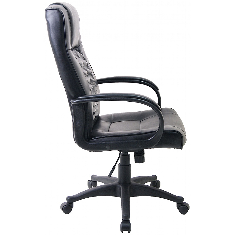 Omega High Back Executive Leather Office Chair from our Leather Office ...