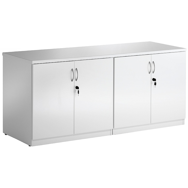 High Gloss Desk High Dual Credenza Cupboards from our Credenza Units range.