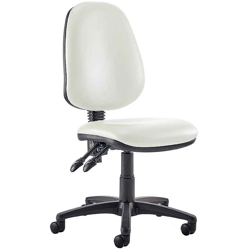Kirby High Back Vinyl 2-Lever Operator Chair from our Operator Chairs ...