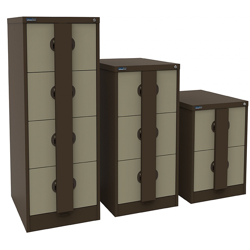 Silverline Kontrax Secure Metal Filing Cabinets from our Filing ...