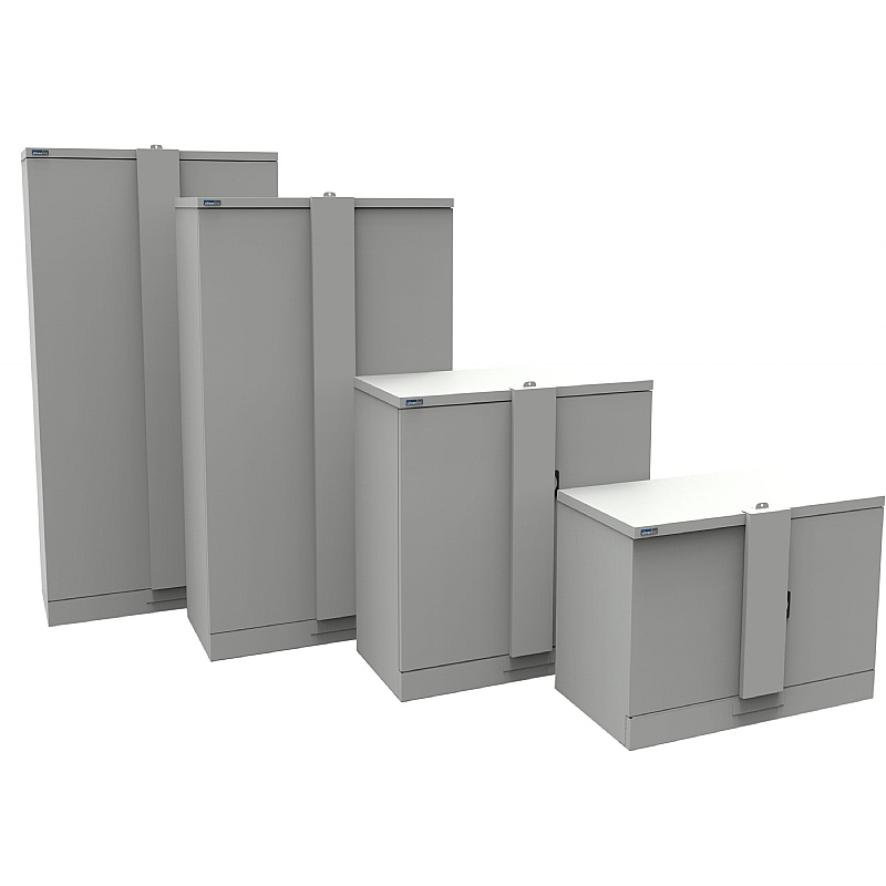 Silverline Kontrax Secure Metal Office Cupboards from our Office ...