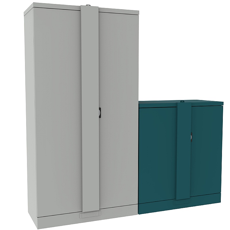 Silverline Kontrax Secure Metal Office Cupboards from our Office ...