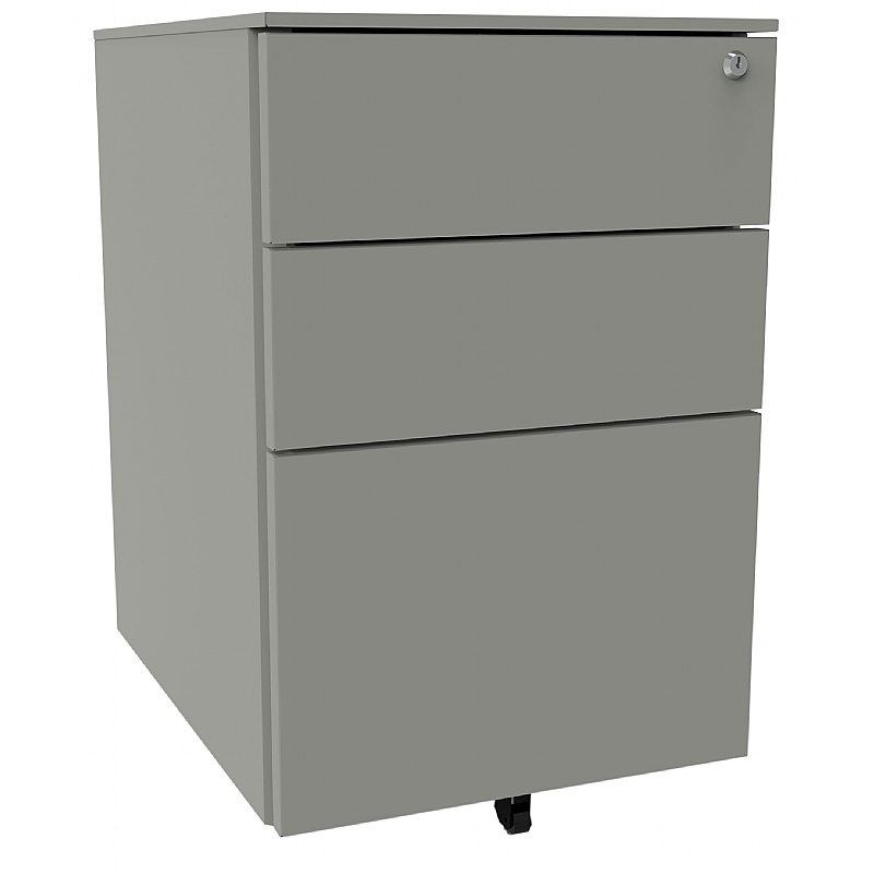 Silverline Under Desk Mobile Metal Pedestals from our Office Drawers range.