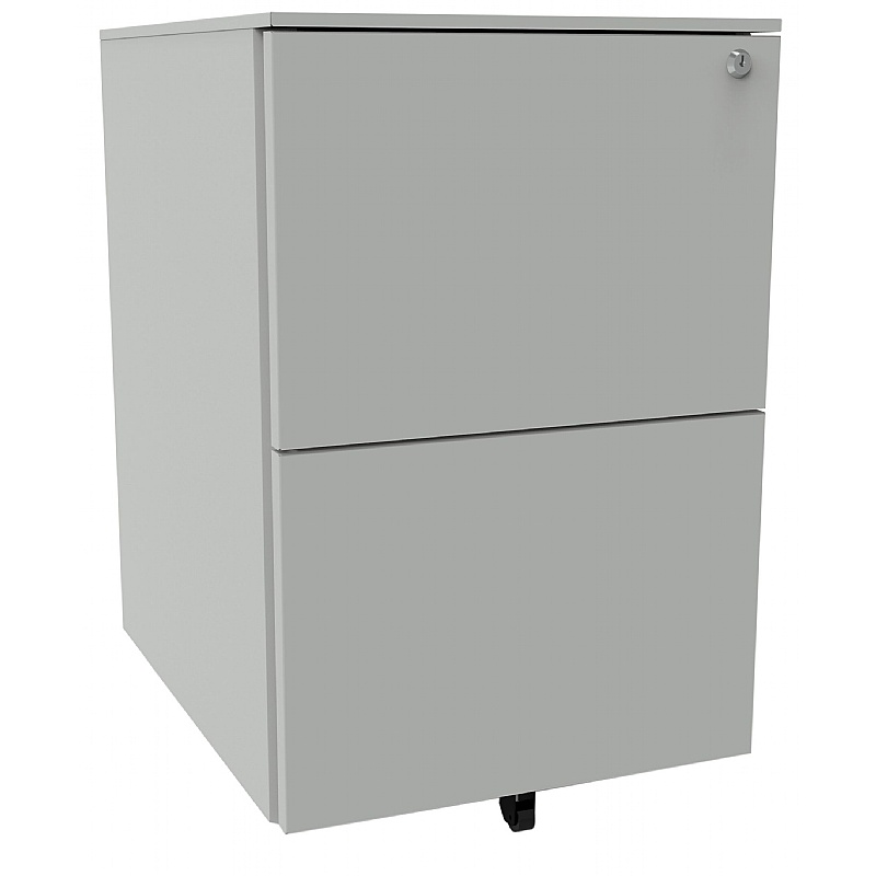 Silverline Under Desk Mobile Metal Pedestals from our Office Drawers range.