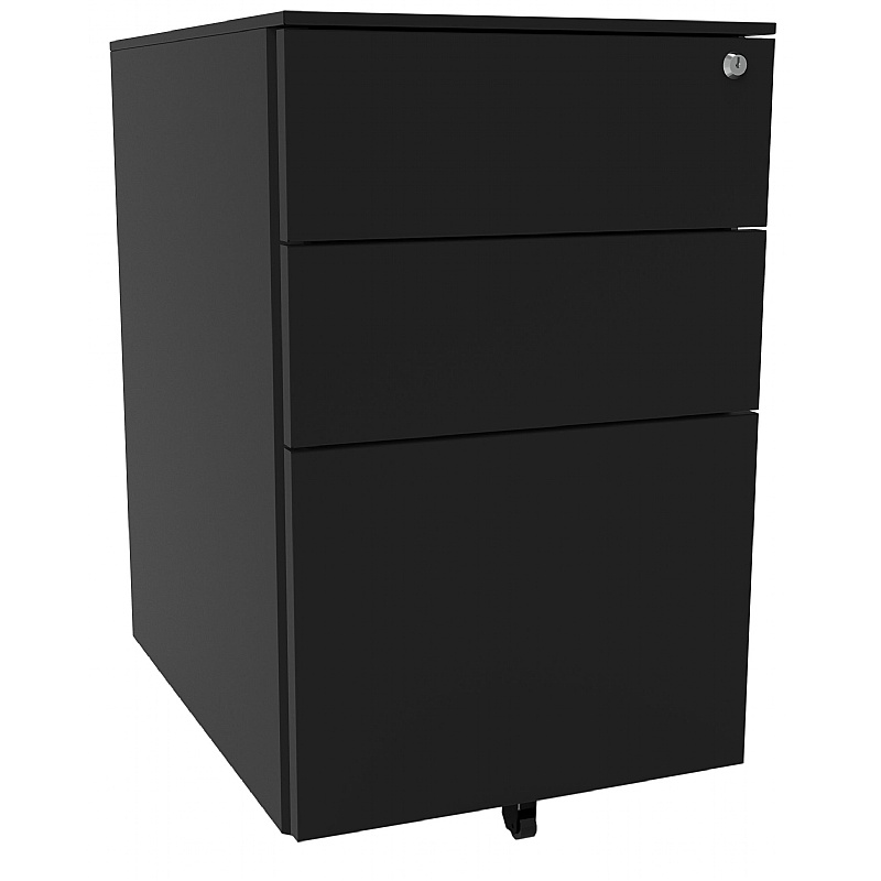 Silverline Desk High Metal Pedestals from our Office Drawers range.