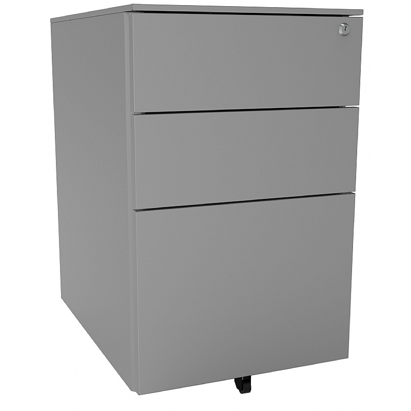 Silverline Desk High Metal Pedestals from our Office Drawers range.