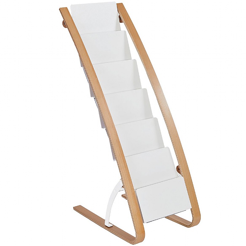 Woody 6 Compartment Leaflet / Brochure Dispenser from our Literature ...