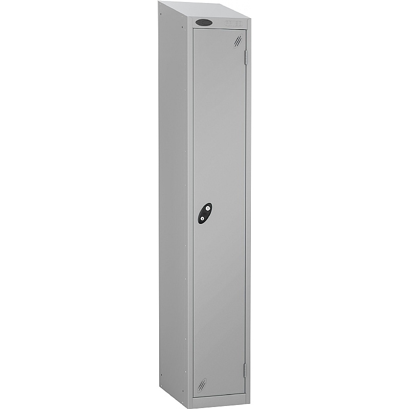 Atom Silver Antibacterial Sloping Top Probe Lockers - Hasp & Staple ...