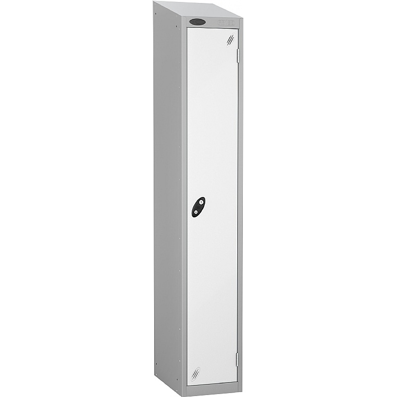 Atom Silver Antibacterial Sloping Top Probe Lockers - Hasp & Staple ...