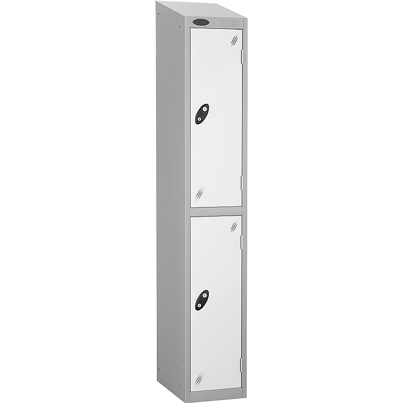 Atom Silver Antibacterial Sloping Top Probe Lockers from our Lockers range.