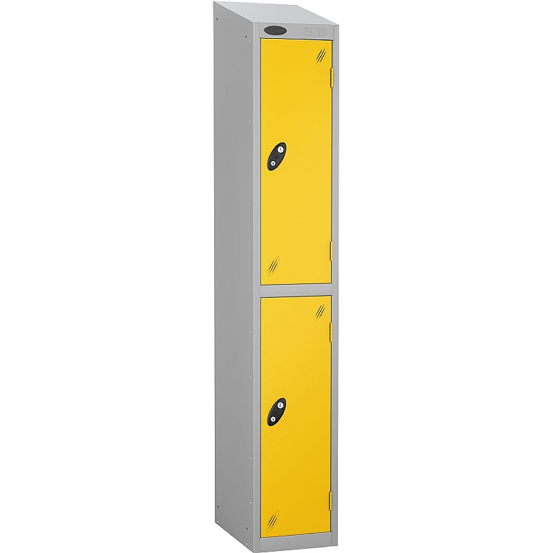 Atom Silver Antibacterial Sloping Top Probe Lockers from our Lockers range.
