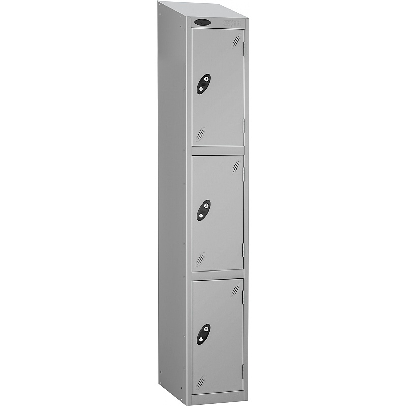 Atom Silver Antibacterial Sloping Top Probe Lockers from our Lockers range.