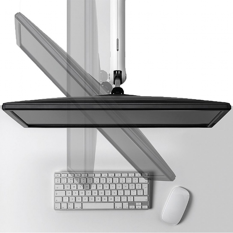 Flo Single Screen Dynamic Monitor Arm from our Monitor Arms range.