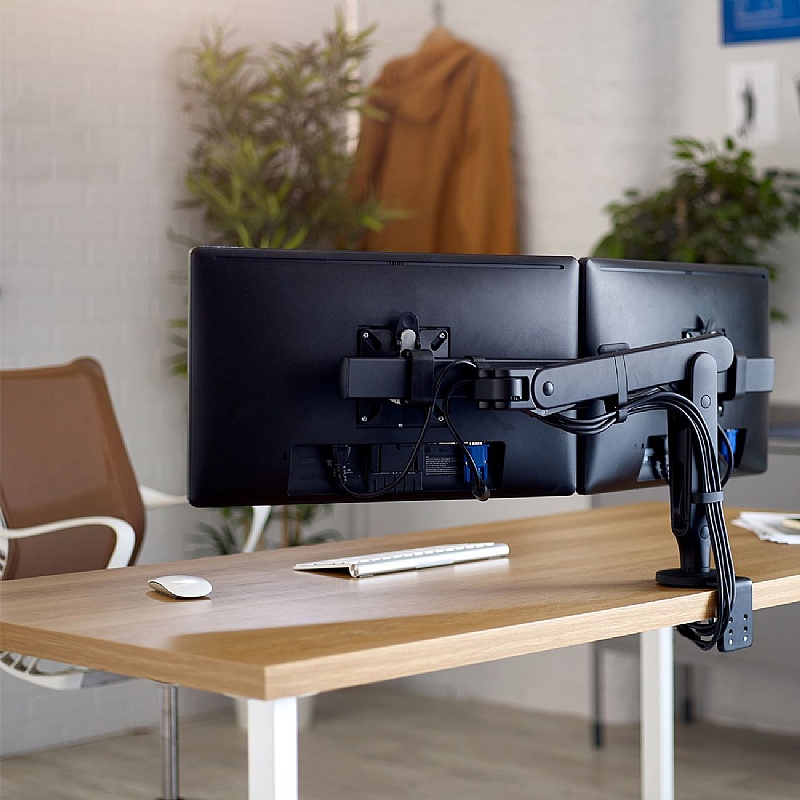 Ollin Dual Screen Dynamic Monitor Arm from our Monitor Arms range.