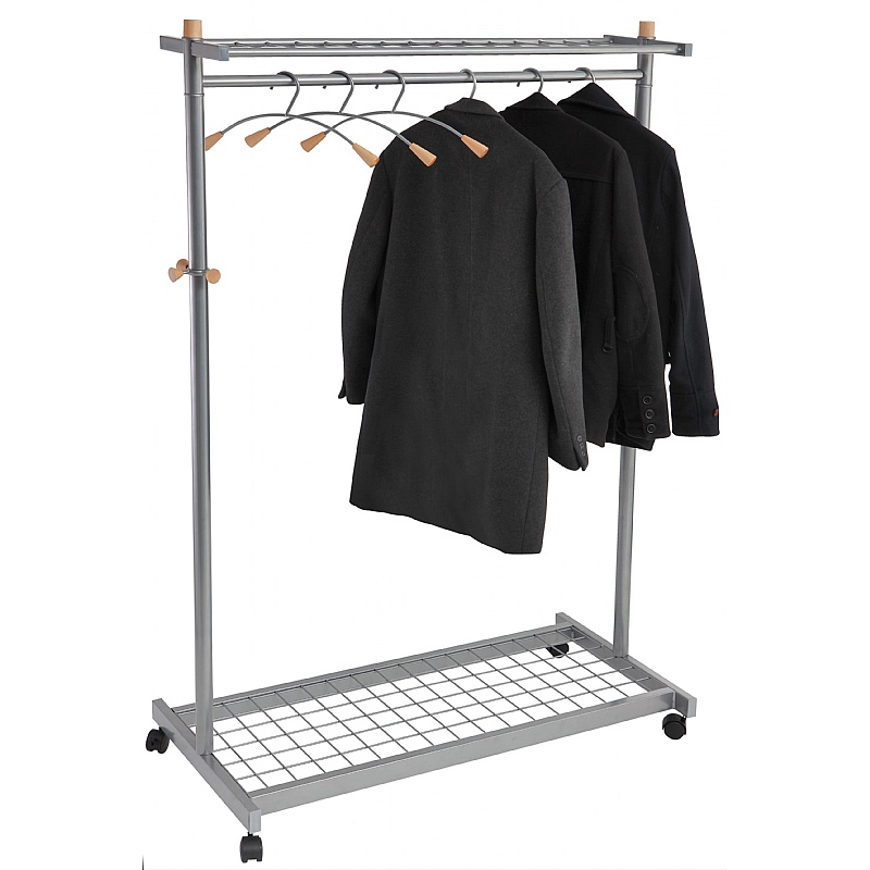 Lux Mobile Coat Rail from our Office Coat Stands range.