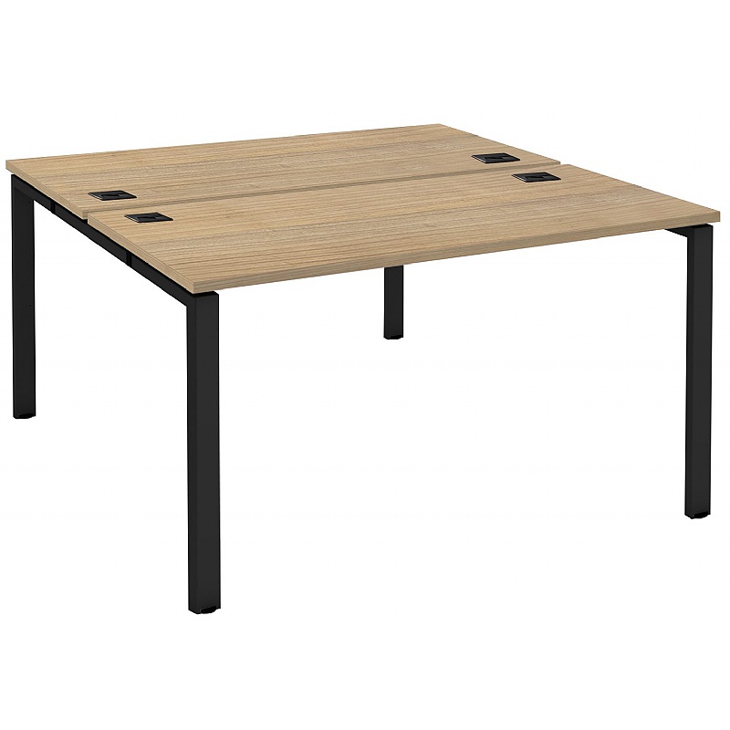 Axxiom 2 Person Rectangular Back to Back Bench Desks from our Bench ...