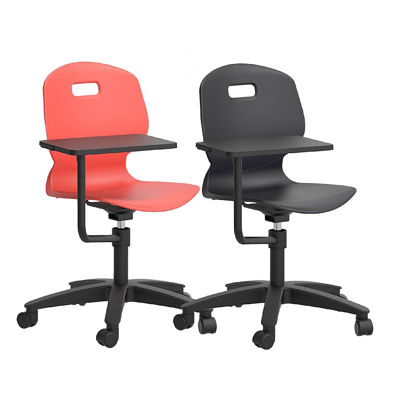 Titan Arc Swivel School Chair With Writing Tablet from our Classroom ...