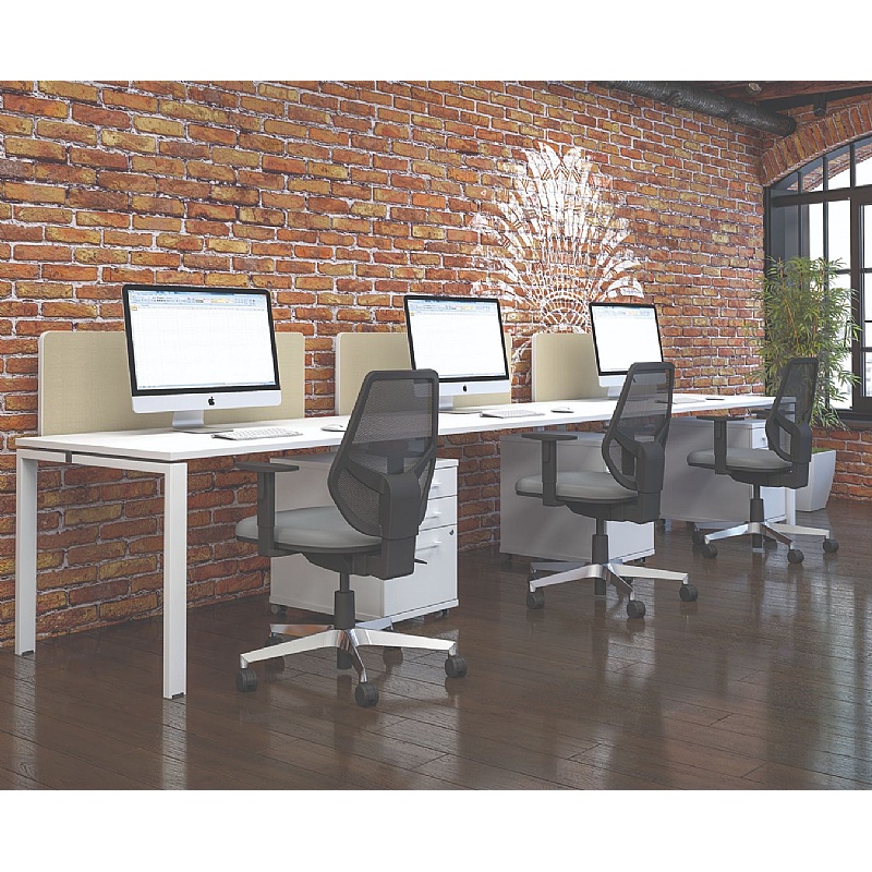 Axxiom Rectangular Starter Bench Desks from our Bench Desks range.