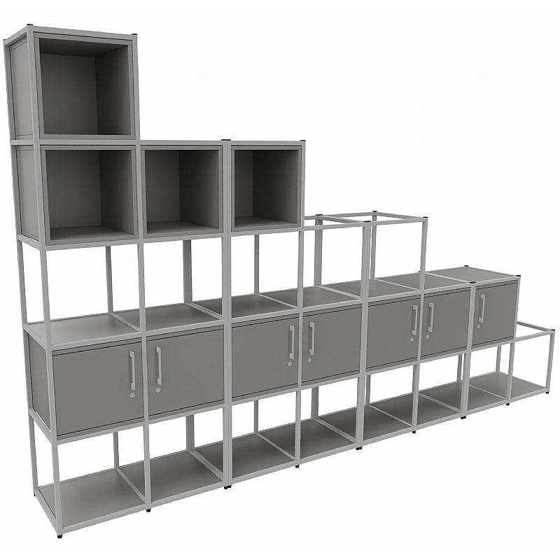 Matrix Storage Stepped Double Column Frames from our Shelving range.