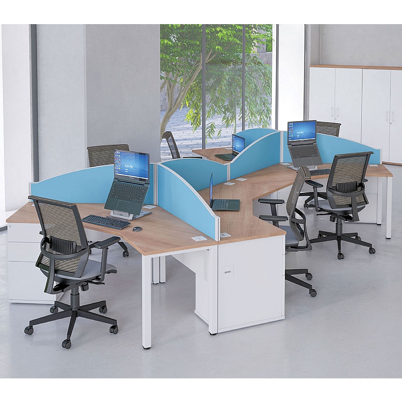 Zoned Arc Desktop Partition Screens from our Office Partition Screens ...