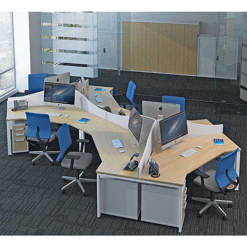 Zoned Wave Desktop Partition Screens from our Office Partition Screens ...