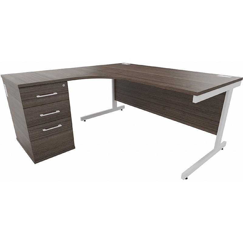 Cogent Ergonomic Radial Combination Office Desks from our Ergonomic ...