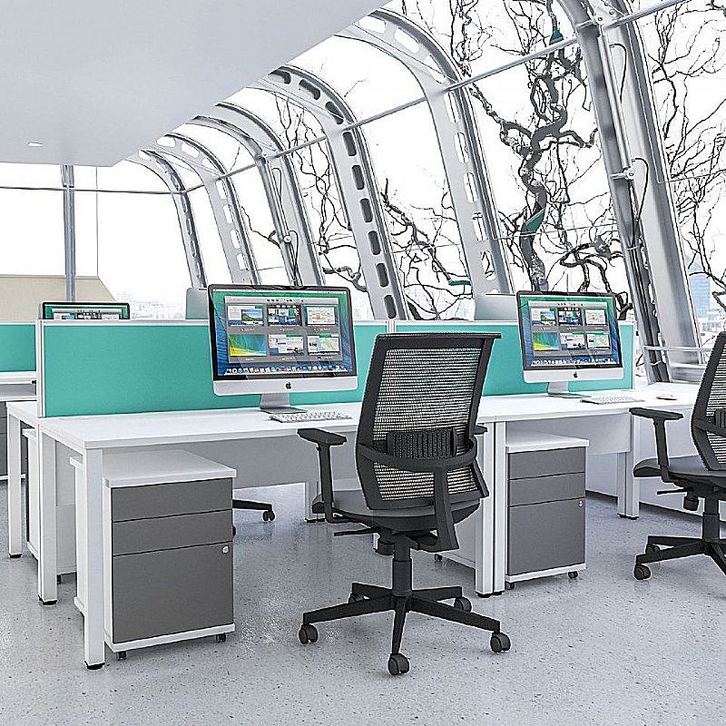 Zoned Rectangular Desktop Partition Screens from our Office Partition ...