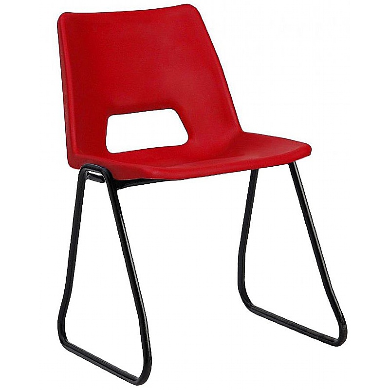 Academy Poly Skid Base Stacking School Chairs from our Classroom Chairs ...