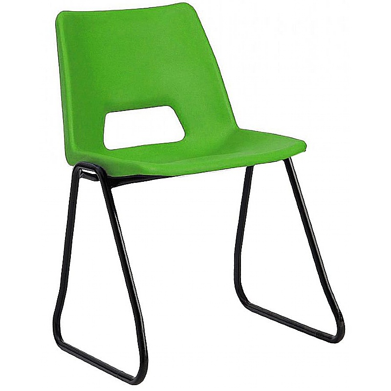 Academy Poly Skid Base Stacking School Chairs from our Classroom Chairs ...