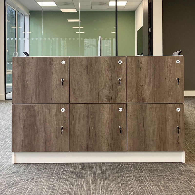 Unified Duo 6 Person Wooden Office Lockers from our Lockers range.