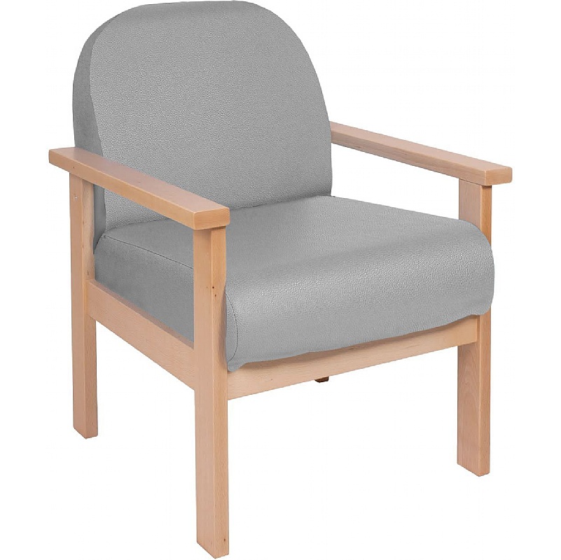 Silvan Curve Vinyl Wooden Frame Modular Reception and Breakout Seating ...