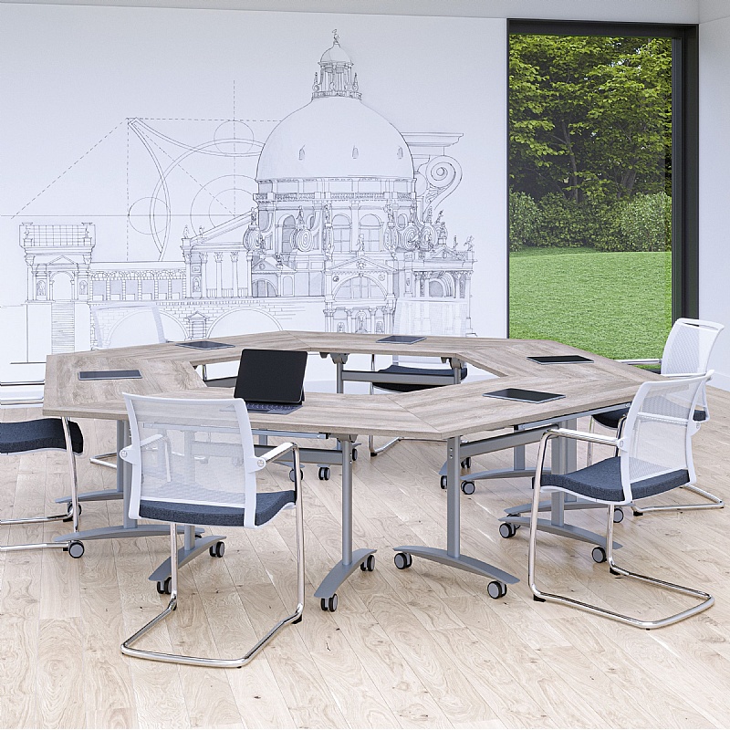 Unified Modular Tilting Trapezoidal Conference and Boardroom Tables ...