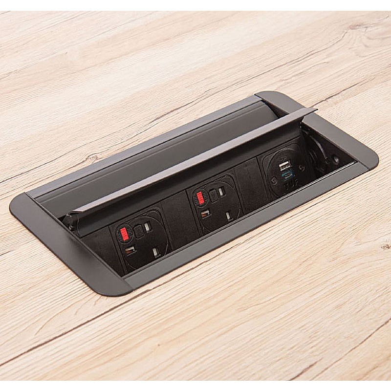 Prism Boardroom Table Power Modules from our Meeting Room range.