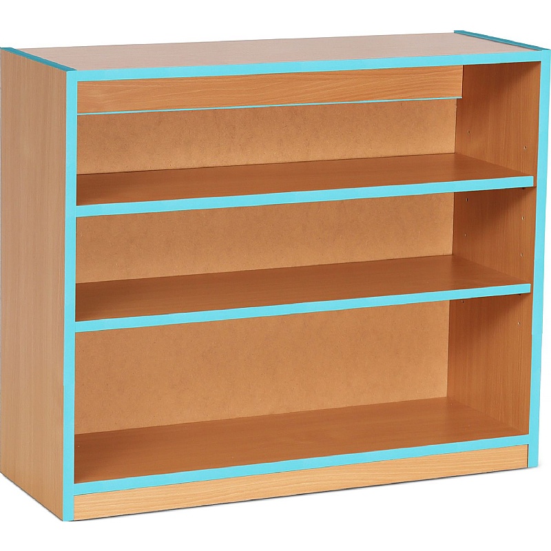 Coloured Edge School Bookcases from our Library Storage / Bookcases range.