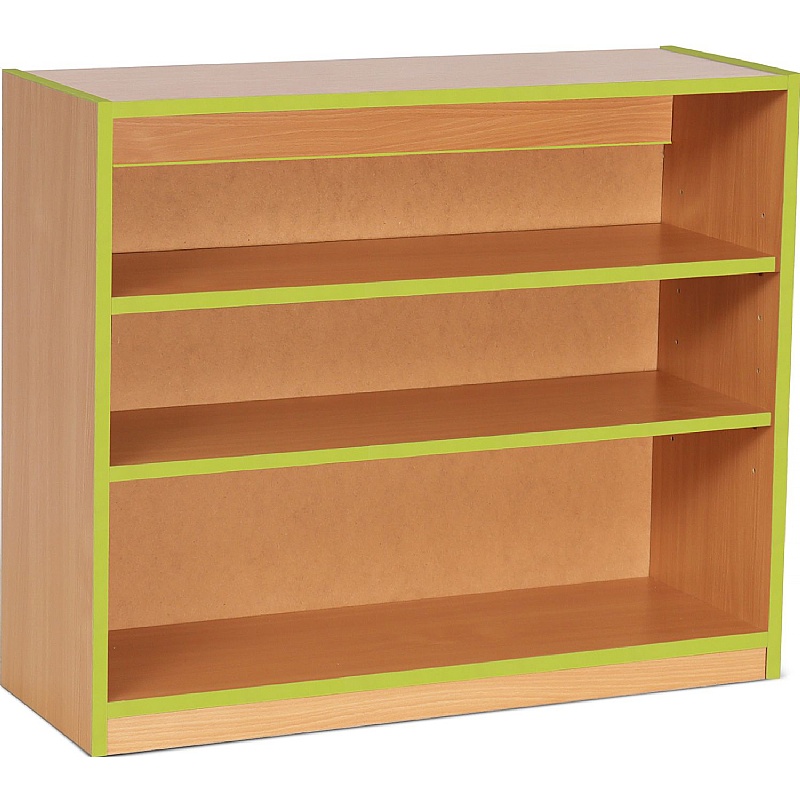 Coloured Edge School Bookcases from our Library Storage / Bookcases range.