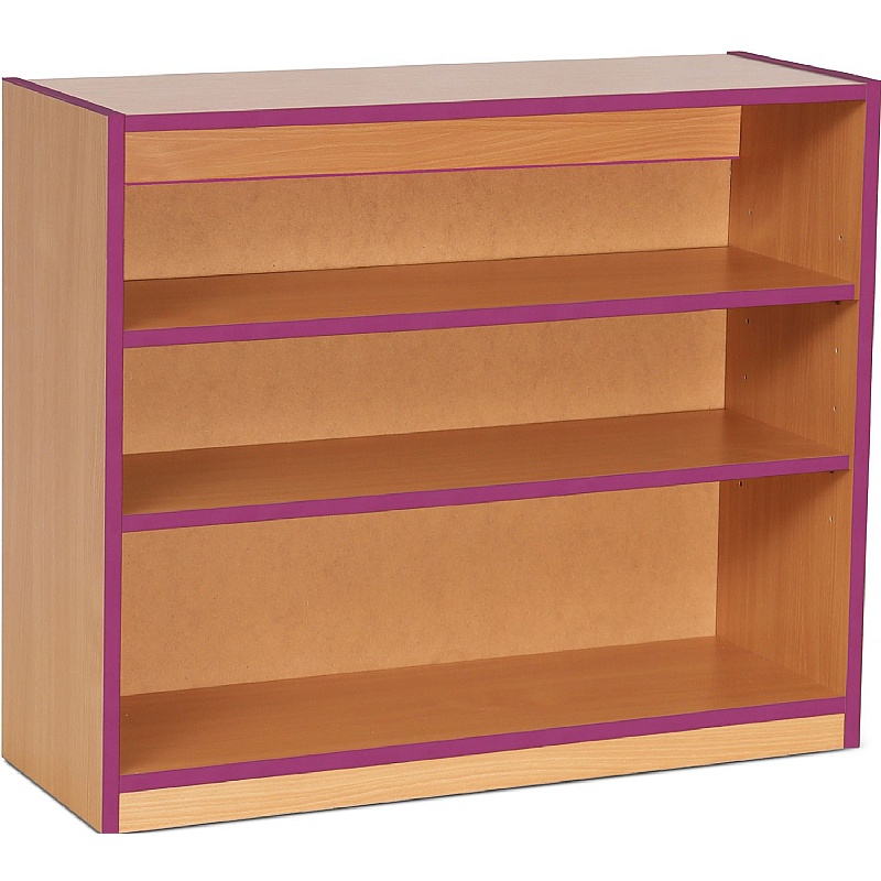 Coloured Edge School Bookcases from our Library Storage / Bookcases range.