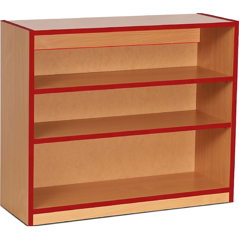 Coloured Edge School Bookcases from our Library Storage / Bookcases range.