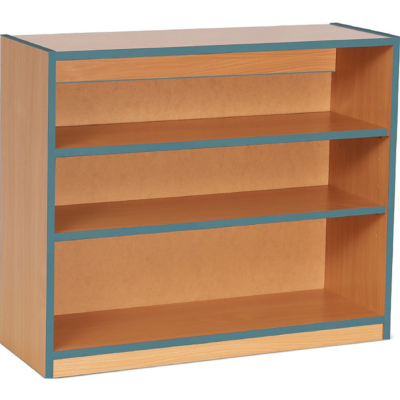 Coloured Edge School Bookcases from our Library Storage / Bookcases range.