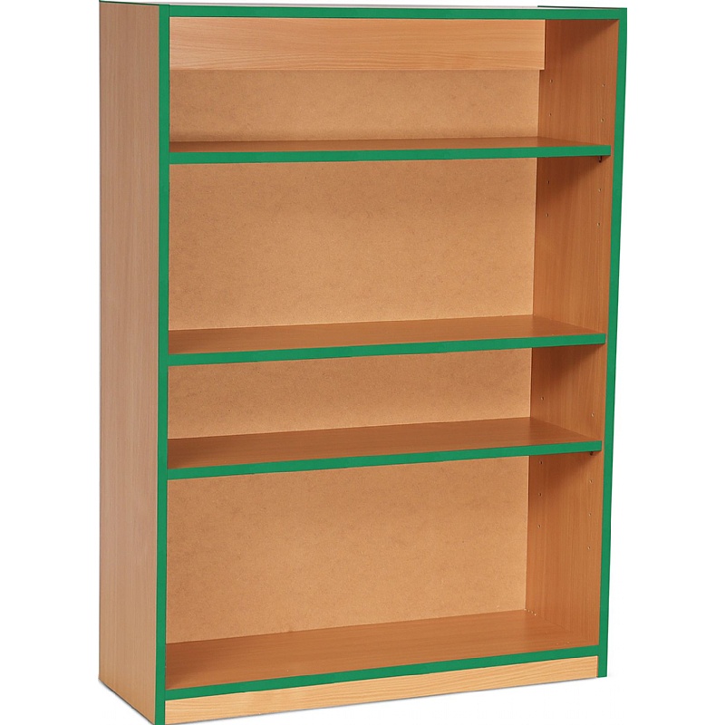 Coloured Edge School Bookcases from our Library Storage / Bookcases range.