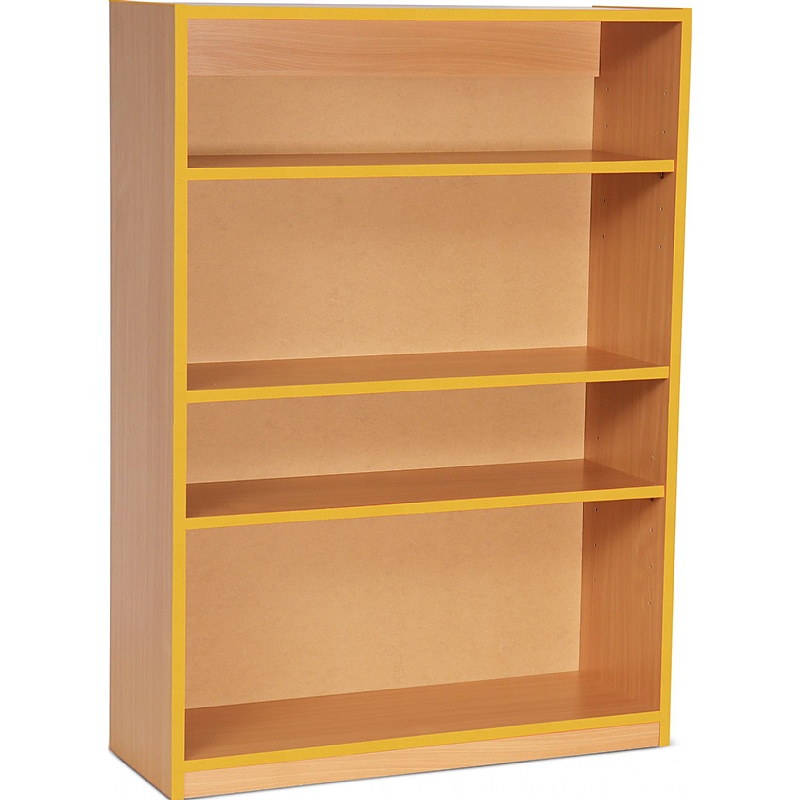 Coloured Edge School Bookcases from our Library Storage / Bookcases range.